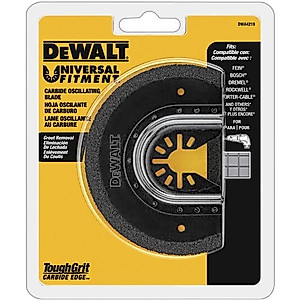 DEWALT 20V MAX XR Oscillating Multi-Tool Kit with Grout Removal Blade (DCS356D1)