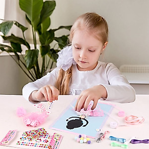 Tacobear Fashion Designer Kits for Girls Creativity DIY Arts & Crafts Toys Fashion Design Sketchbook Clothes Sewing Kit for Kids Birthday Gift Ages 3 4 5 6 7 8+