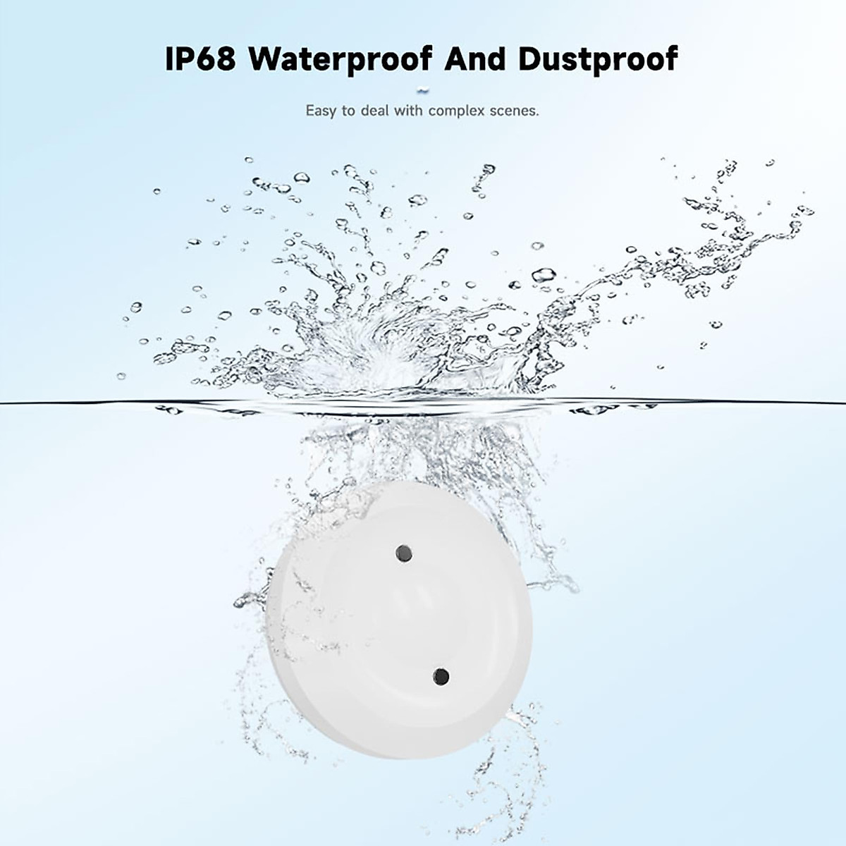 IHSENO Zigbee Water Leak Detector with App Alerts, Smart Water Sensor for leaks Requires Zigbee Hub, Monitor Water Leaks for Kitchens,Basements,Bathrooms (1)