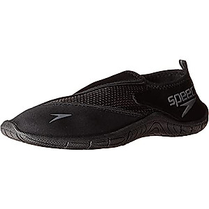Speedo mens Surfwalker Pro 3.0 athletic water shoes, Speedo Black, 11 US