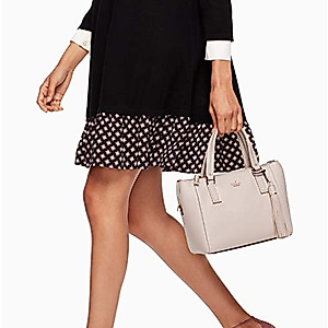 kate spade new york Kingston Drive Small Alena Leather Satchel (Bone Grey)