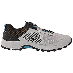 Saucony Men's Excursion TR15 Trail Running Shoe, Fog/Black/Topaz, 9