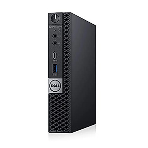 Dell OptiPlex 7070 Desktop Computer - Intel Core i7-9700T - 16GB RAM - 256GB SSD - Micro PC, Windows 10 Pro