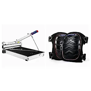 WORKPRO 13" Floor Cutter With Safety Knee Pads