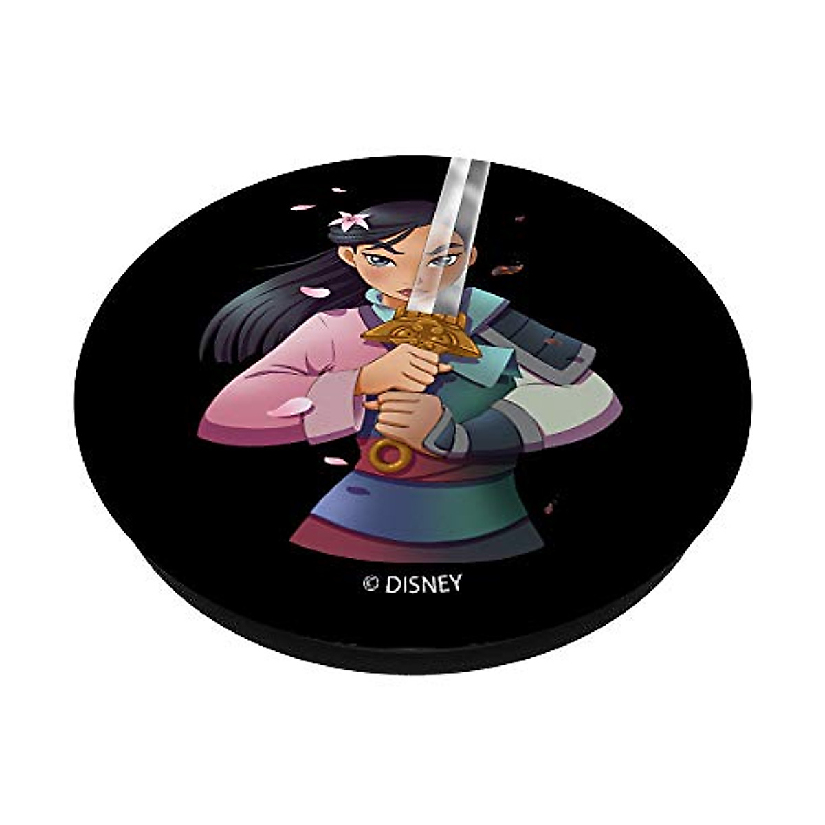 Disney Mulan Artistic Sword Portrait PopSockets Swappable PopGrip
