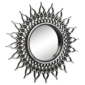 Kelly Miller Small Round Mirrors for Wall Decor Set of 3 - Great Home Accessories for Bedroom, Living Room & Dinning Room (M014)