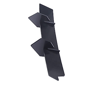 TQSHOoP Glossy Black Rear Diffuser & Rear Side Splitters Set Compatible with Ford Mustang 2018 2019 2020 2021, Black Rear Lower Bumper Lip Diffuser