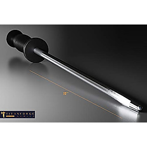 Dalstrong TITAN FORGE - Honing Rod - 12" Steel - Pro Series Knives - 7CR17MOV High-Carbon steel - Full Tang - NSF Certified