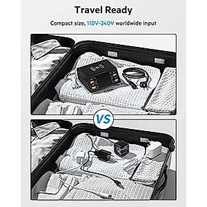 LMAIVE USB Charging Station, 100W Charging Station, 8-Ports Charging Station for Multiple Devices, Multi USB Charger Station, USB C Charging Station Compatible with iPhone, iPad, Samsung, Huawei