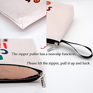 Hanamiya Na 17th Birthday Gifts for Girls - Making The World A Better Place Since 2008, Sweet 17 Gifts For Her, Teens, Friend, Sister, Daughter, Niece, Granddaughter- Makeup Bag