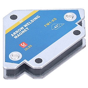 4Pcs Blue Welding Magnets Holder and Positioner,Metalworking Aid,28lbs Arrow Welder Magnet Strong Hold Fixing Tool Set Kit for Welder to Connecting Parts