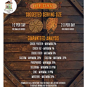 Front Porch Pets - Chef David Horse Treats Healthy Real Food Horse Treats, No Added Sugar, No Artificial Flavors, Stall Treats for Horses, Made in The USA - Whickers Minty Greens, 24oz