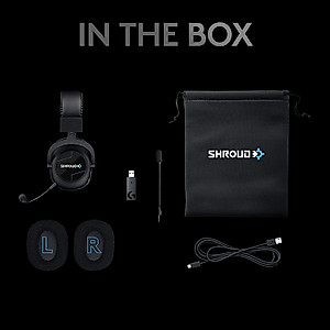 Logitech G PRO X Wireless Lightspeed Gaming Headset - Shroud Edition (Renewed)
