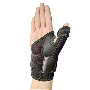 WILLQ Thumb Splint Brace Thumb Stabilizer Helps Relieve Arthritis Tendonitis Tenosynovitis Stable ​sprained Trigger Finger Mommy Thumb Pain Injury Relief Brace Breathable Thumb Splint