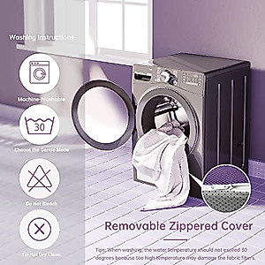 TeQsli Folding Mattress Twin Size, 4-Inch Foldable Mattress, Tri-Fold Gel Memory Foam Mattress with Washable Cover, Portable Mattress for Traveling, Camping, Guest Bed