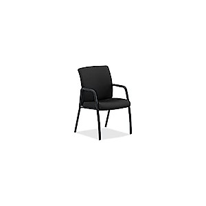 HON Ignition 4-Leg Guest Chair Office Chiar, Black
