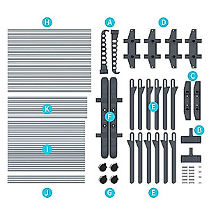 LEOSINYIN Clothes Drying Rack Folding Indoor, Drying Rack Clothing Foldable 4 Tier Laundry Racks for Drying Clothes, Stainless Steel Laundry Drying Rack with 4 Wheels (Gray)