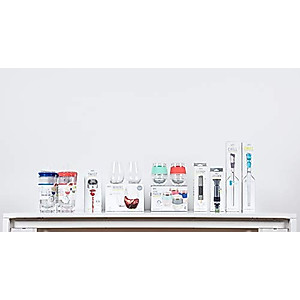 Host Cooling Cup Set of 1 Plastic Double Wall Insulated Freezable Drink Chilling Tumbler with Freezing Gel, Wine Glasses for Red and White Wine, 8.5 oz, Translucent Magenta