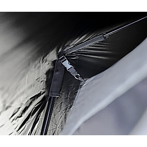 RDS Gear - Obsidian Heatshield Thermal Tent Cover - UV 50+ Light Blocking Outdoor Camping Tarp Canopy - Ultralight Over Tent Sun Shade - Lightweight Camp Fly to Cool Your Shelter - Instant Setup