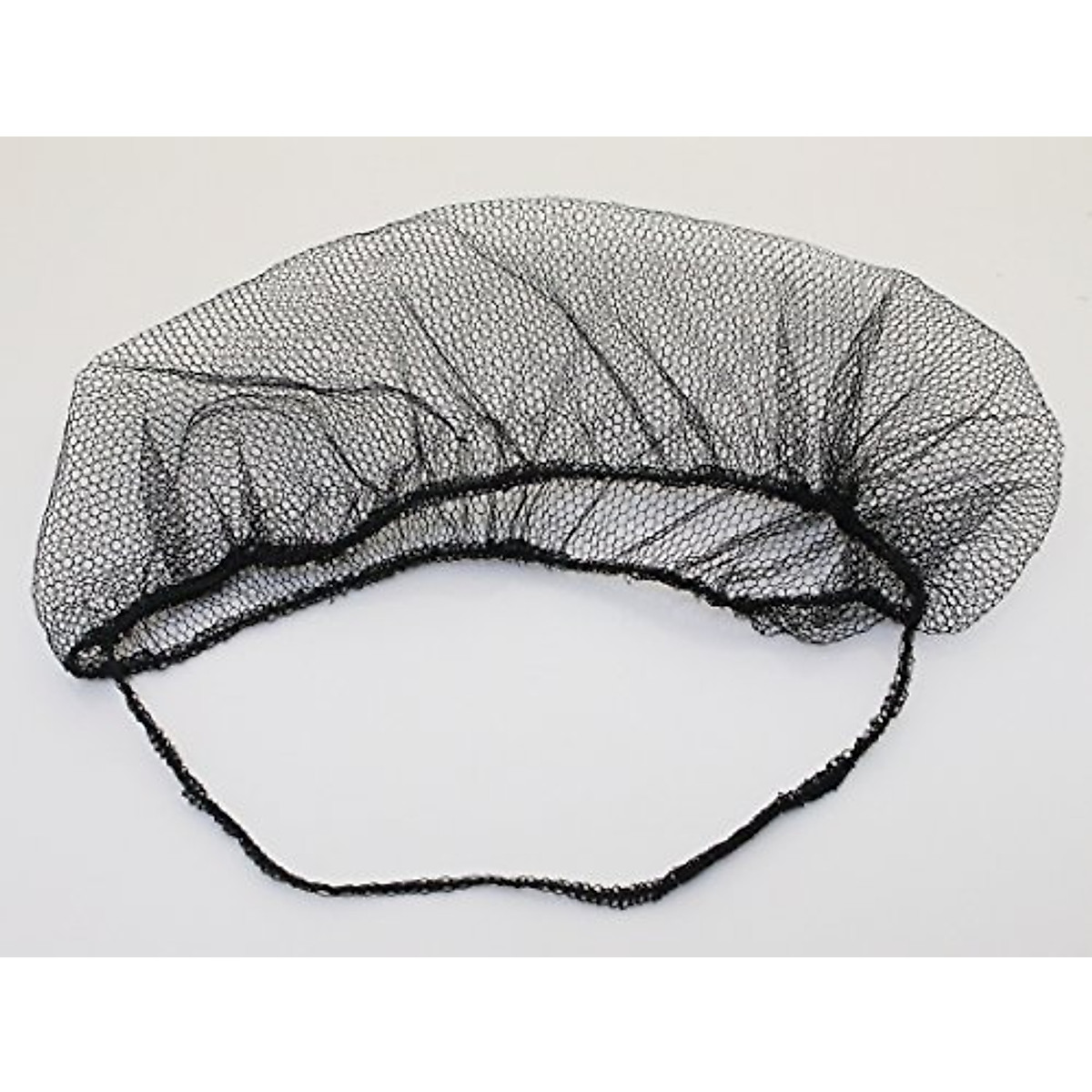 100 pieces Disposable Nylon Honeycomb Royal Beard Protector nets, Latex Free (Black)