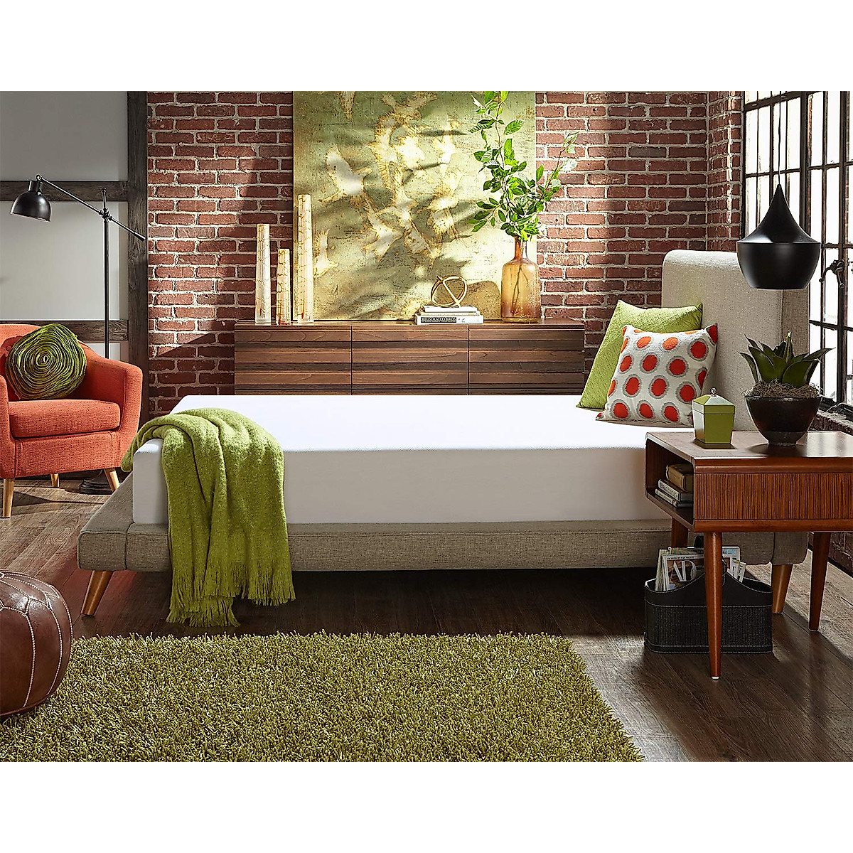 Live and Sleep Classic 12 Inch Medium Firm Plush Memory Foam Mattress - Bed in a Box with Firm Body Support, CertiPUR Certified - King Size