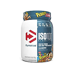 ISO100 Hydrolyzed 100 Whey Protein Isolate Fruity Pebbles (1.6 Lbs. / 24 Servings)