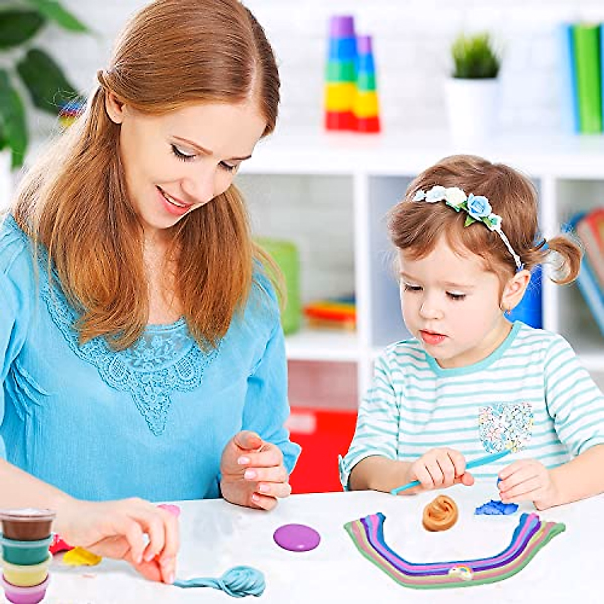 50 Pack Slime Kit for Girls and Boys -Cotten Candy Fruit Slime for School Education Rewards, DIY Putty Sludge ,Super Soft and Non-Sticky, Party Favor for Kids,Stress Relief Toy.