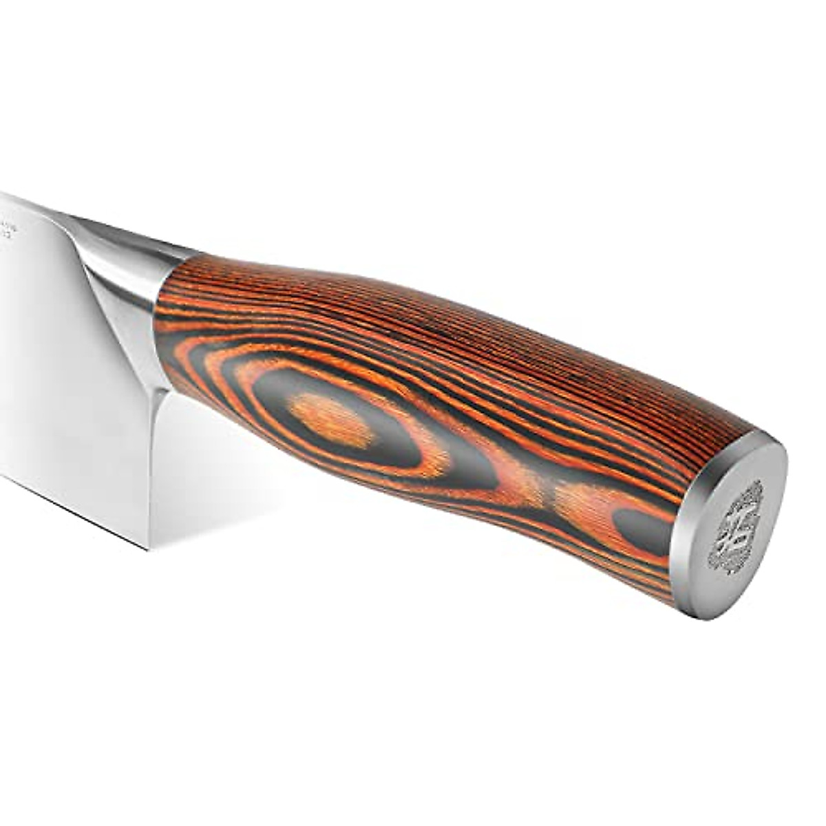 TUO Cleaver Knife, Chinese Chef Knife Stainless Steel 7 inch Vegetable Meat Cleaver with Pakkawood Handle, Heavy Duty Blade for Home Kitchen