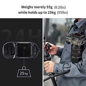 PGYTECH Beetle Camera Clip with Plate Camera Quick Release System for Sony, Nikon, Fuji Backpack Camera Strap Mount