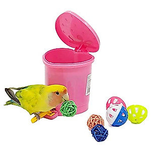 YANQIN Parrot Puzzle Toys, Trick Prop Training Education Interactive Toys for Parakeets, Conures, Cockatiels, Budgies, Lovebirds Bird Intelligence Training Toy for Small and Medium Birds