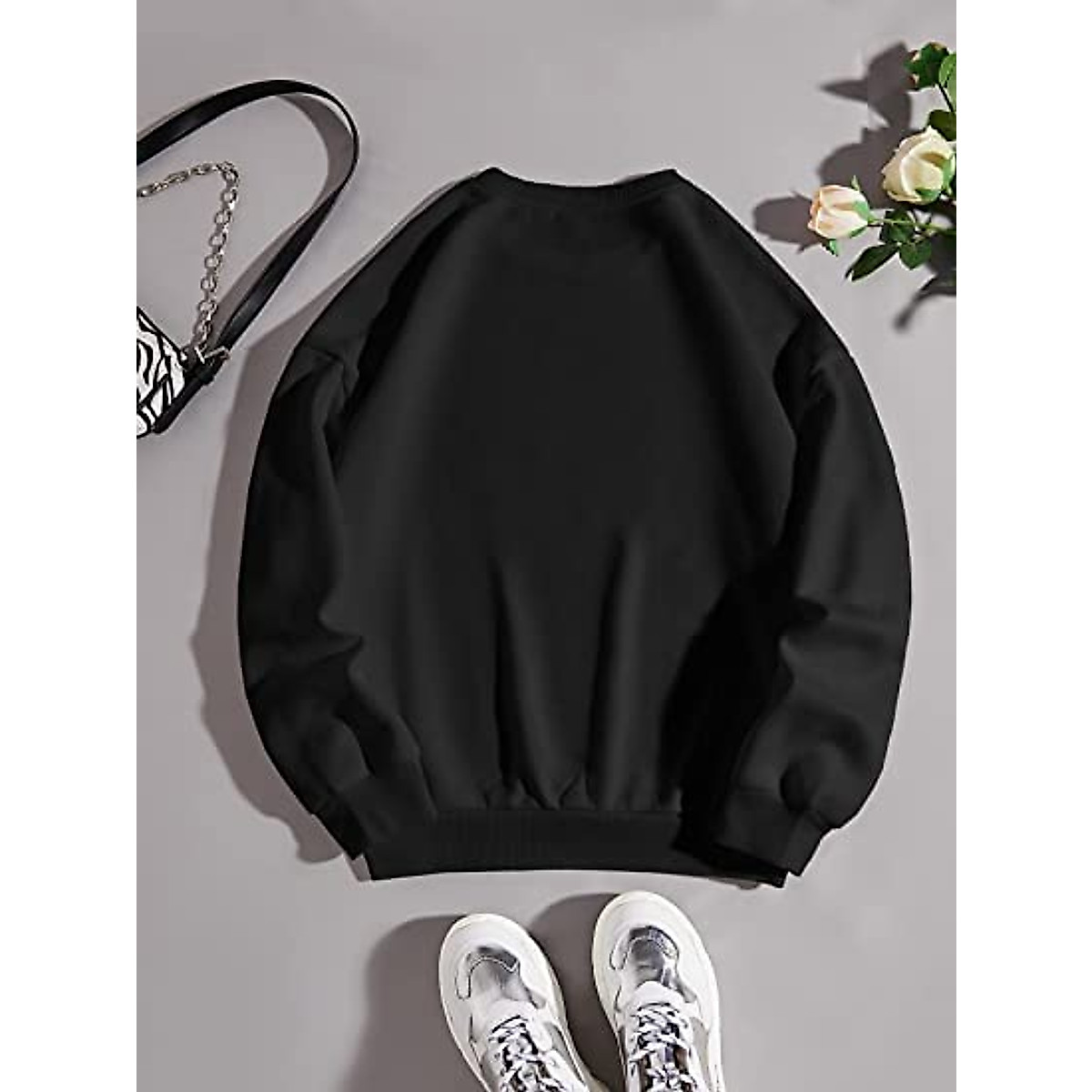 GFYXGS Wilbur Soot Dream Team SMP Merch Crewneck Long Sleeve Fashion Sweatshirt Men Women Casual Clothes Tops (Navy,L)