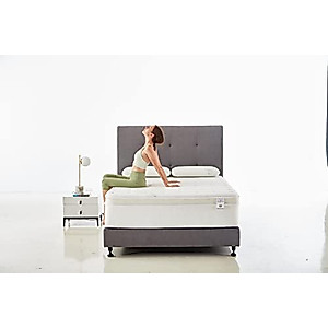 Queen Size Mattress - 14 Inch Cool Memory Foam & Spring Hybrid Mattress with Breathable Cover - Comfort Plush Euro Pillow Top - Rolled in a Box - Oliver & Smith