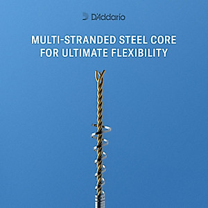 D'Addario H510 Helicore Cello String Set, 4/4 Scale Medium Tension (1 Set)– Stranded Steel Core for Optimum Playability and Clear, Warm Tone – Versatile and Durable – Sealed Pouch Prevents Corrosion