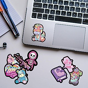 56Pcs Cute Animal Stickers for Kids, Water Bottle Stickers Waterproof Vinyl Hydroflask Phone Skateboard Laptop Stickers, Aesthetic Sticker Packs for Girls Teens