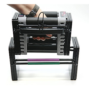 PowerBlock Elite EXP Adjustable Dumbbells, Sold in Pairs, Stage 1, 5-50 lb. Dumbbells, Durable Steel Build, Innovative Workout Equipment, All-in-One Dumbbells, Expandable with Expansion Kits