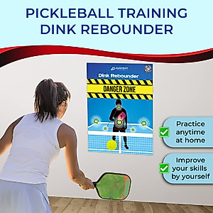 Augment Pickleball Rebounder - Ultimate Pickleball Training Aid for Pickleball Practice - Improve Your Dinks and Reflexes at The Net