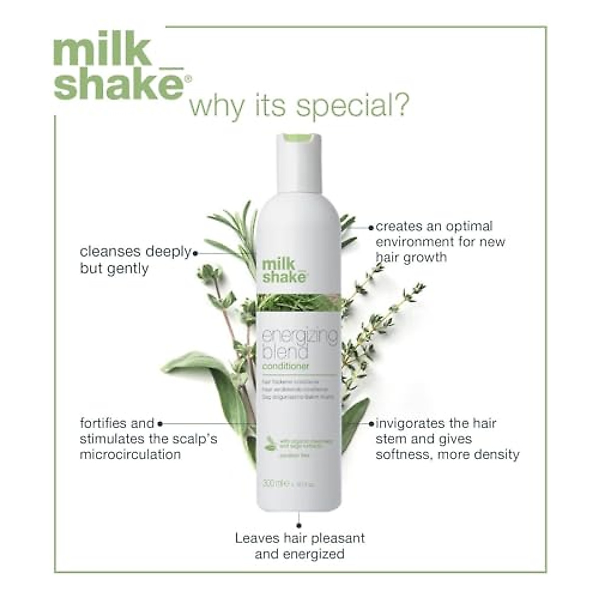 milk_shake Energizing Blend Conditioner, 10.1 Fl Oz