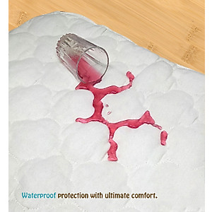 Snoozy Flannel Cotton Anti Allergy Waterproof Multi Use Pad, 18" x 27", 2 Pack