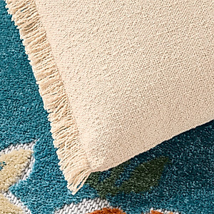 TOWN & COUNTRY EVERYDAY Rio Indoor/Outdoor Decorative Pillow, 20"x20", Beige