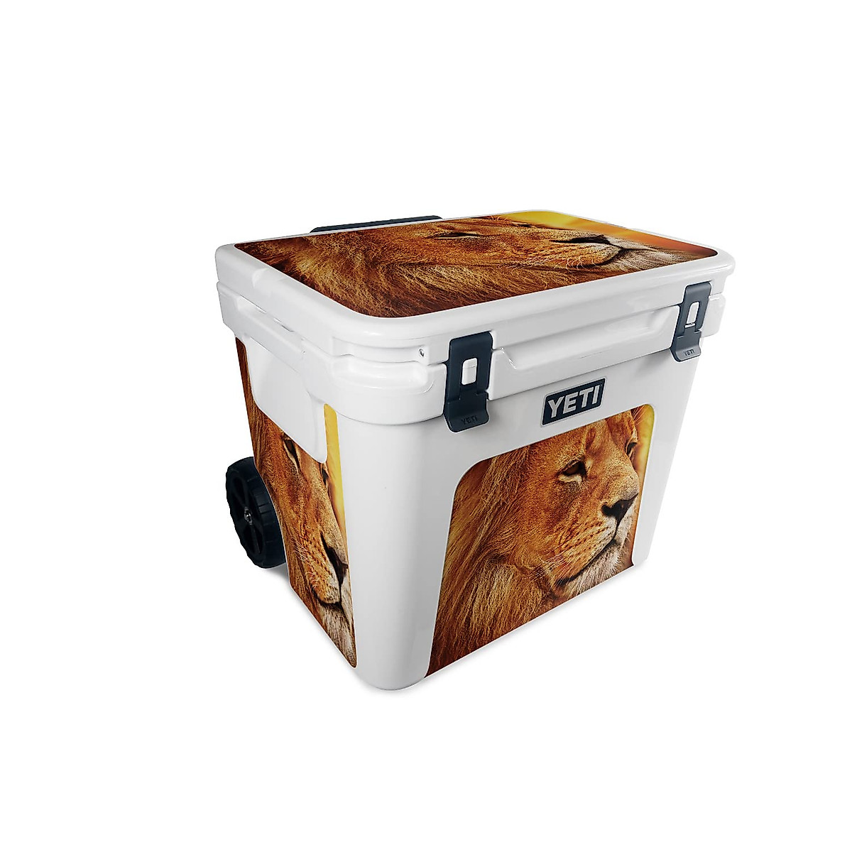 MightySkins Skin Compatible with Yeti Roadie 60 Wheeled Cooler - Lion Pride | Protective, Durable, and Unique Vinyl Decal wrap Cover | Easy to Apply, Remove, and Change Styles | Made in The USA