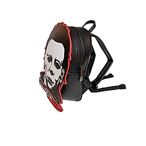 Rock Rebel Halloween II Michael Myers Mask Bloody Knife Mini Backpack