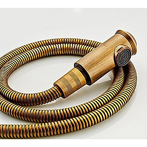 SJQKA-Antique basin faucet, bathroom all copper pull faucet, hot and cold retro faucet, telescopic table, basin faucet