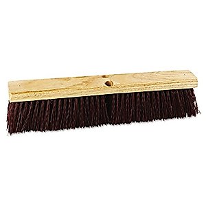 Proline Brush 20318 18" Width, Red Stiff Polypropylene Floor Brush