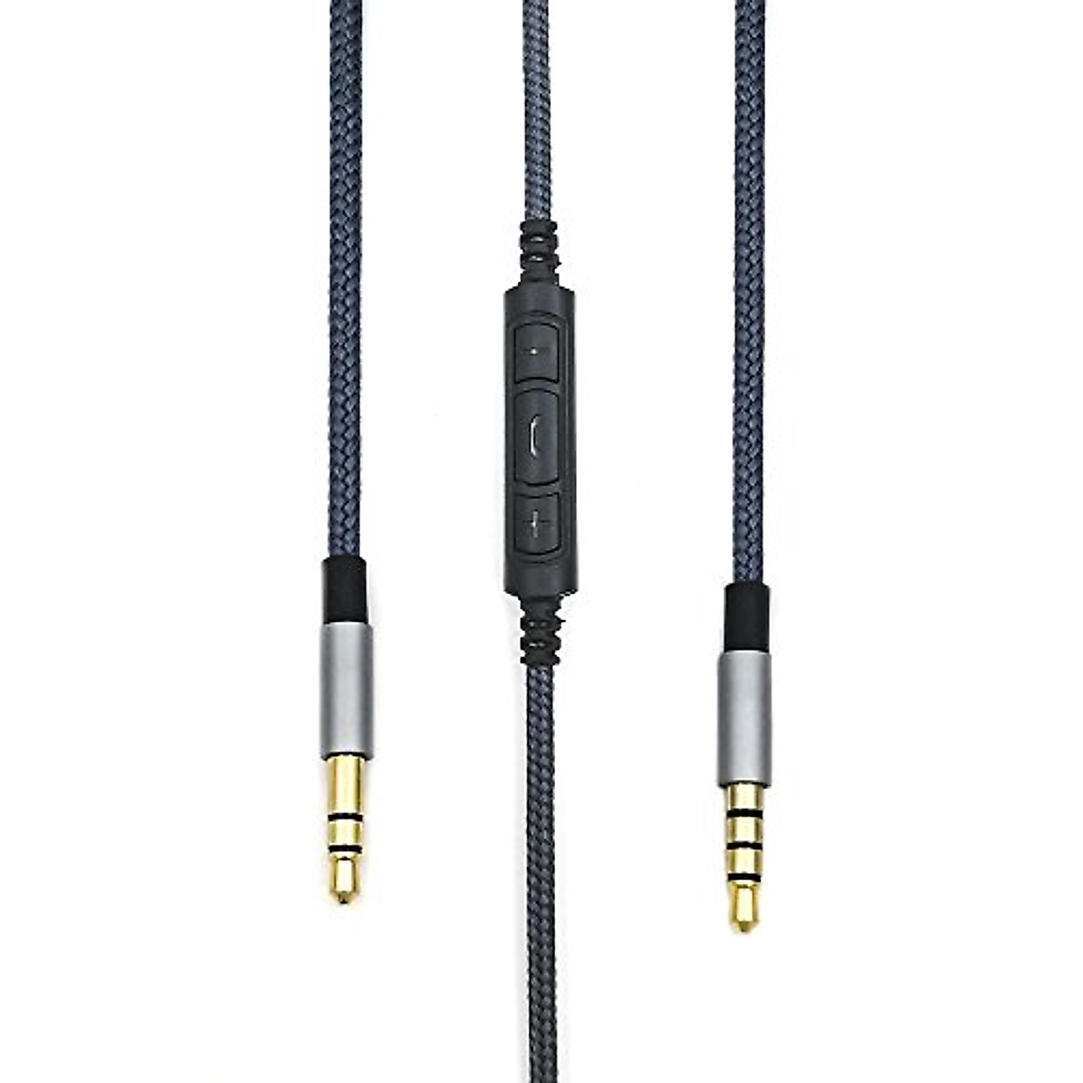 Audio Cable with in-Line Mic Remote Volume Compatible with Sony MDR-10R, MDR-1RBT, MDR-10RBT, MDR-1A Headphone and Compatible with Samsung Galaxy Huawei Android
