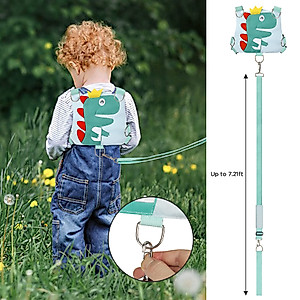 Toddler Leash Dinosaur Baby Harness Child Leash for Toddler Kids, Backpack Baby Kids Leash for Toddlers Age 1 2 3 4 5 Years Old Boys and Girls