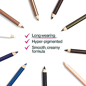 wet n wild Color Icon Kohl Eyeliner Pencil, Rich Hyper-Pigmented Color, Smooth Creamy Application, Long-Wearing, Matte Finish, Packaged, Cruelty-Free & Vegan - Simma Brown Now! (Packaged)