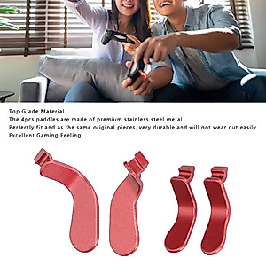 4pcs Controller Paddles for One Elite Series 2, Replacement Controller Parts, Stainless Steel, Convenient to Use.
