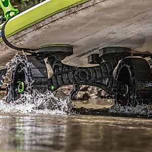 RAILBLAZA C-Tug Kayak and Canoe Roller Cart with SandTrakz Puncture Free All-Terrain Wheels, 300lb Loading Capacity with Reinforced Material