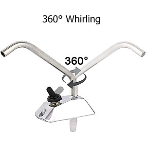 MACHSWON Water Pump 12V Self-Priming Galley High Pressure Electric Pumps Spin Faucet/Tap for RV Boat/Caravan Motorhome