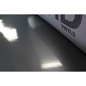 VViViD Gloss Gunmetal Grey Vinyl Exterior and Interior Bubble and Air-Free Channel Tech (1ft x 5ft)